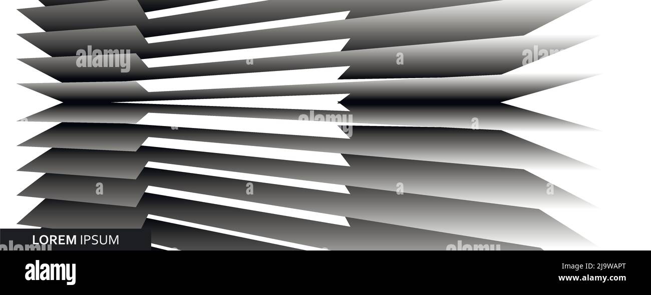 Abstract template geometric silver metal on gray background. Abstract ...