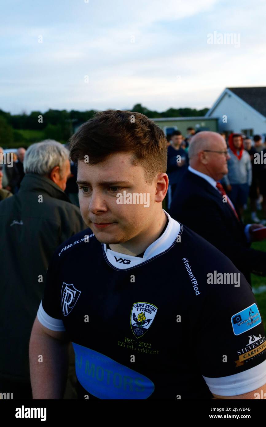 Tumble RFC v Lampeter RFC Plate final 2022 Stock Photo - Alamy