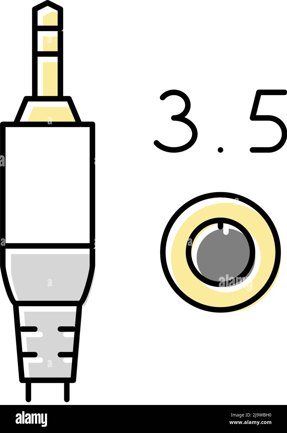 3 5 cable Stock Vector Images - Alamy