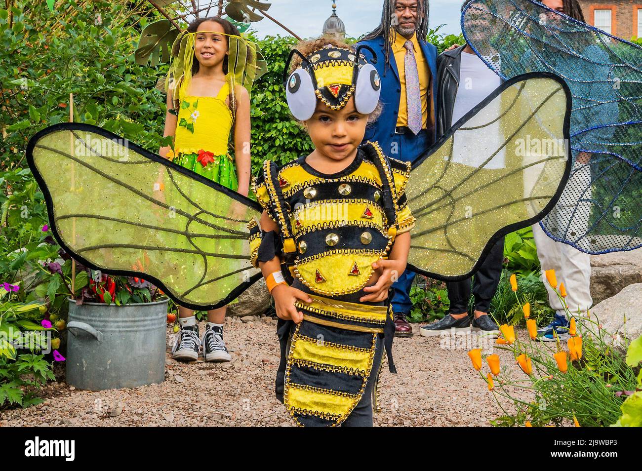 London, UK. 23rd May, 2022. Hands Off Mangrove garden by Grow2Know ...