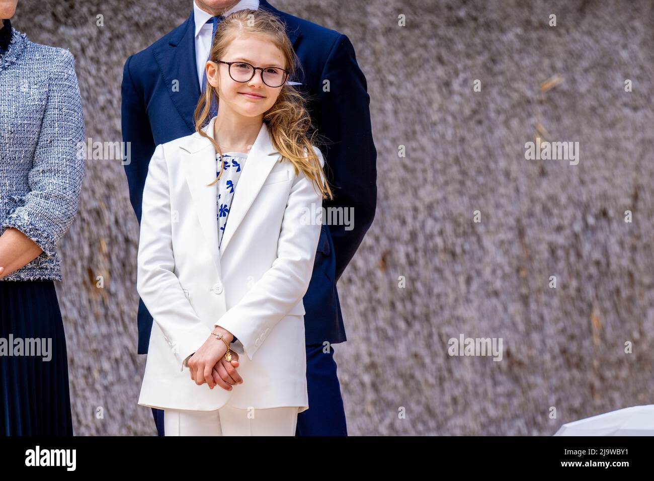 Ostergotland, Sweden. 25th May, 2022. Princess Estelle during a visit ...
