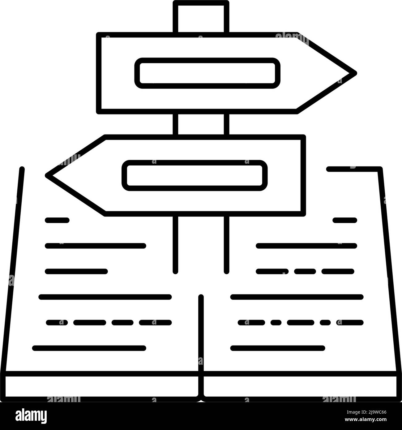 guidance info line icon vector illustration Stock Vector Image & Art ...
