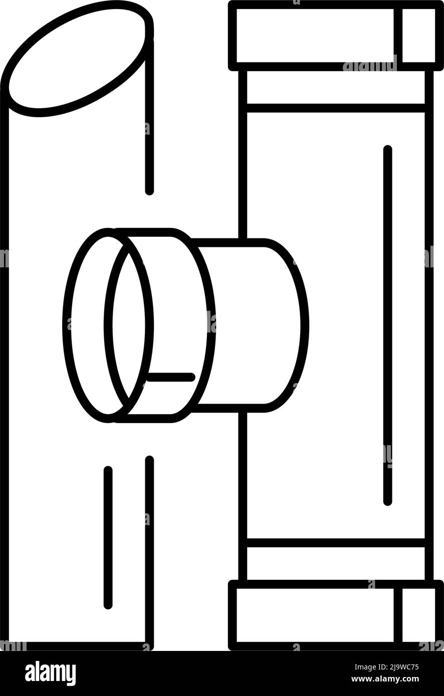 pvc plastic line icon vector illustration Stock Vector Image & Art - Alamy