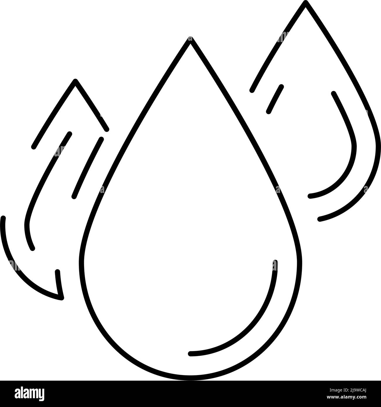 drop blood line icon vector illustration Stock Vector Image & Art - Alamy