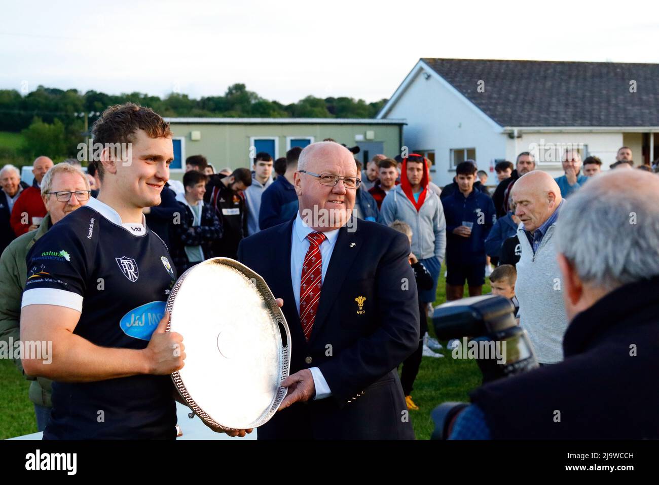 Tumble RFC v Lampeter RFC Plate final 2022 Stock Photo - Alamy