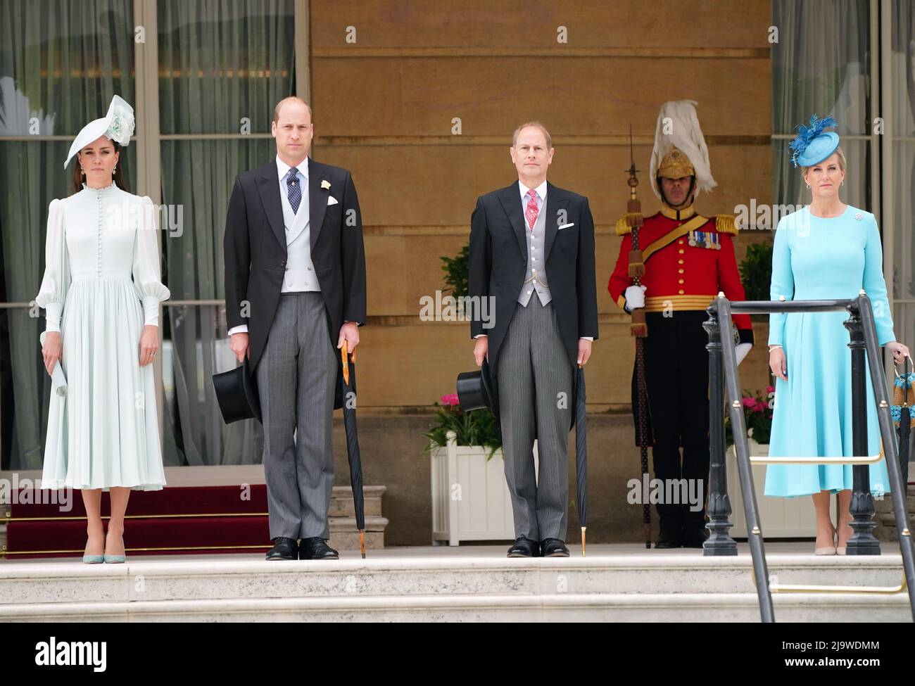 The Duke and Duchess of Cambridge with The Earl and Countess of Wessex ...