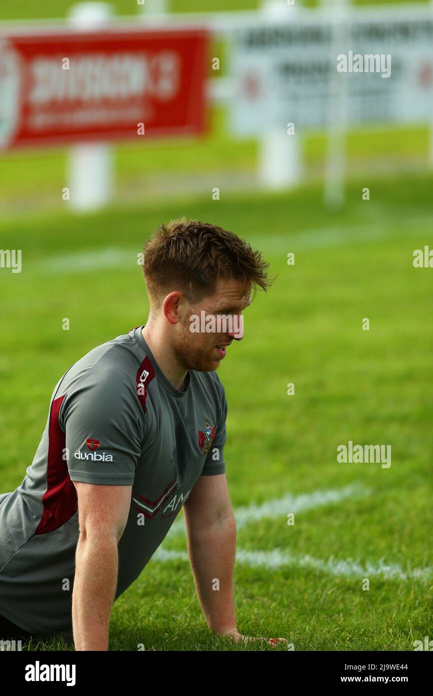 Tumble RFC v Lampeter RFC Plate final 2022 Stock Photo - Alamy