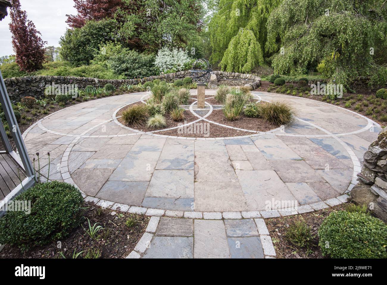 Garden of Contemplation at Threave Gardens, Castle Douglas. This is one ...