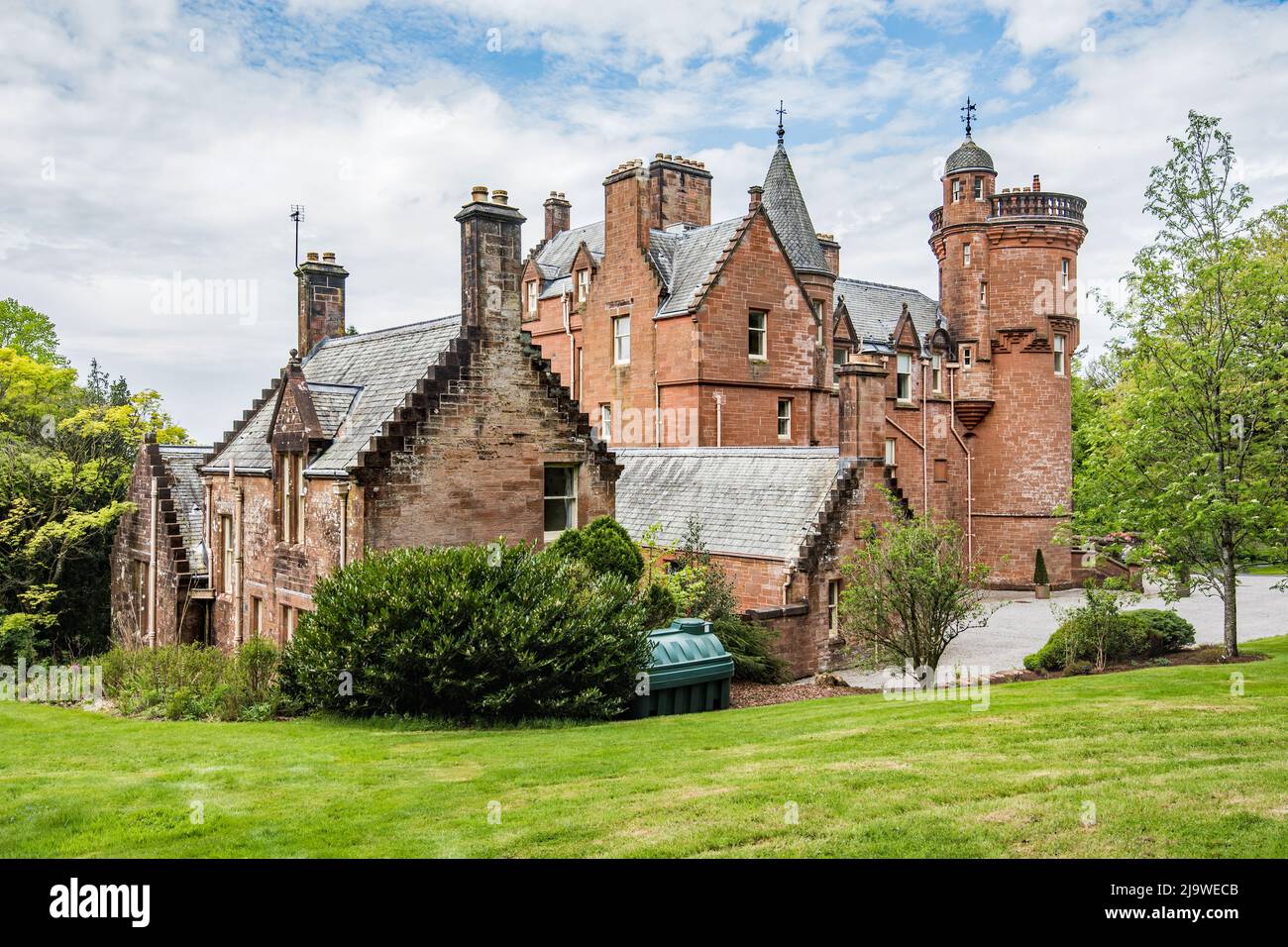 Threave house was built for william gordon in 1872 hi-res stock ...