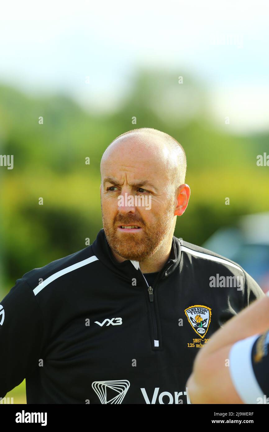 Tumble RFC v Lampeter RFC Plate final 2022 Stock Photo - Alamy