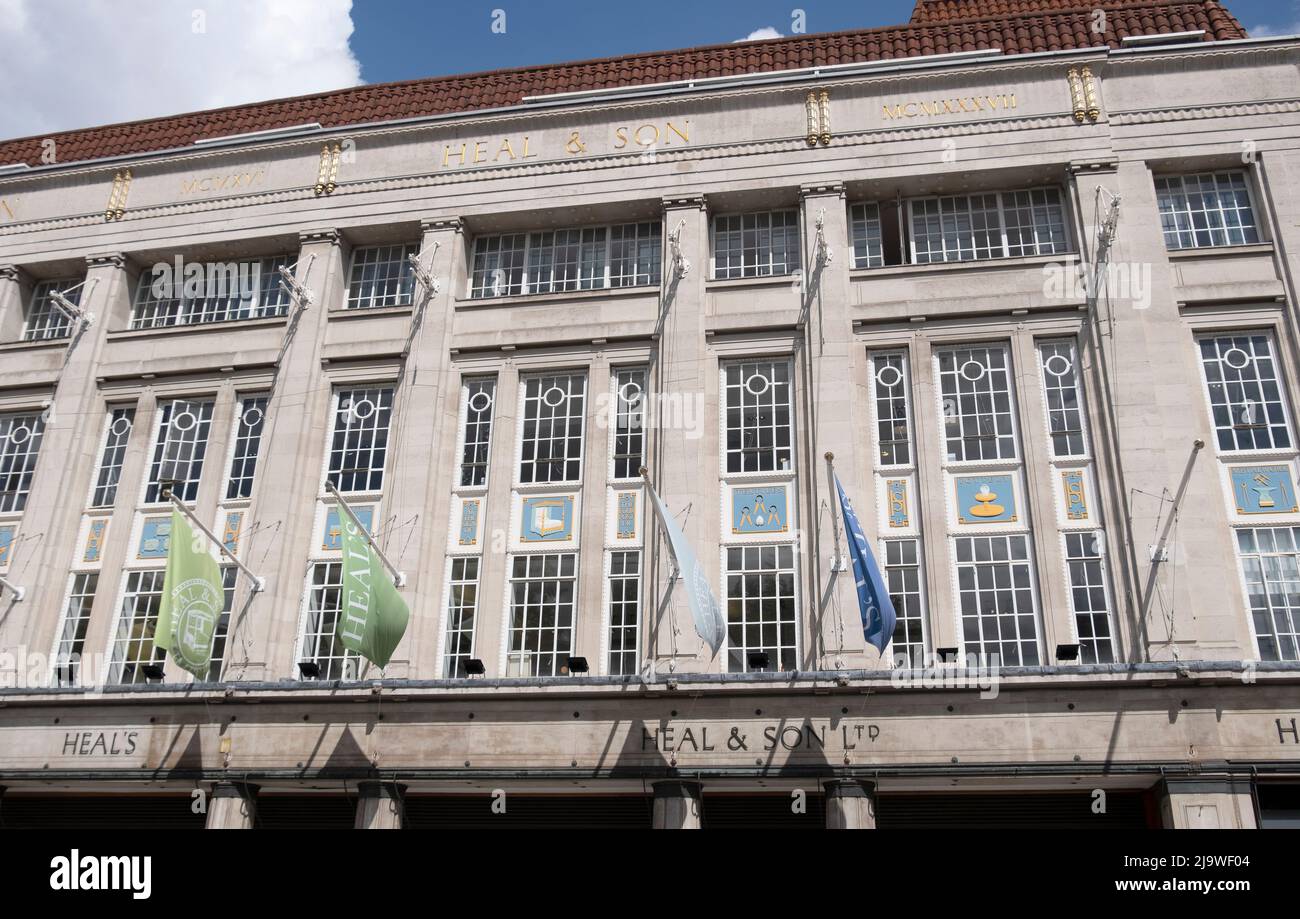 The Heals shop building London Stock Photo - Alamy