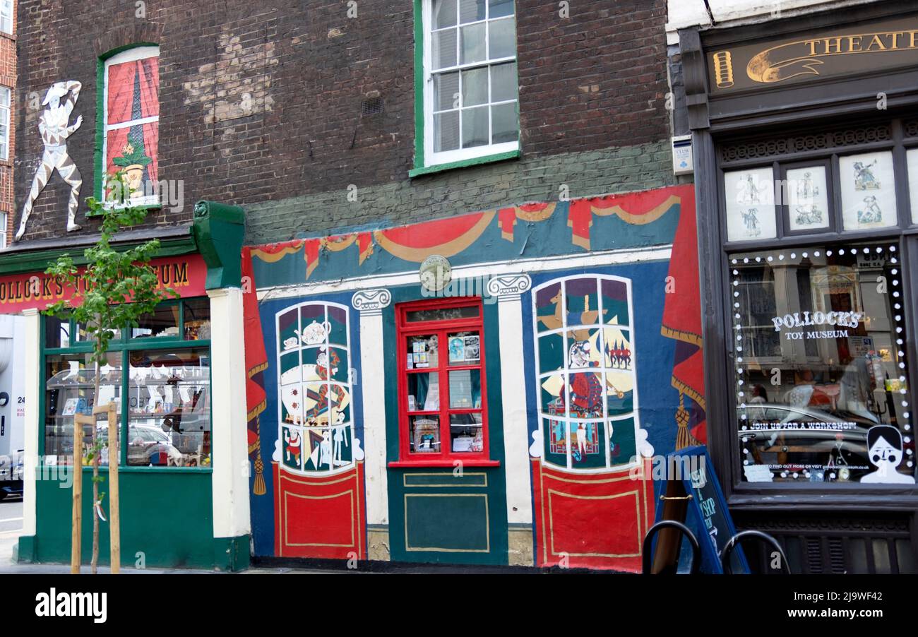pollock's toy museum street,London Stock Photo - Alamy