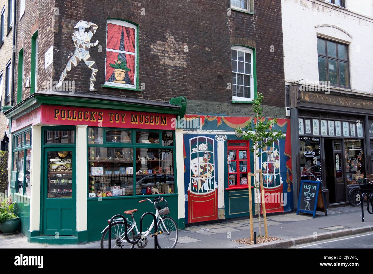 pollock's toy museum street,London Stock Photo - Alamy