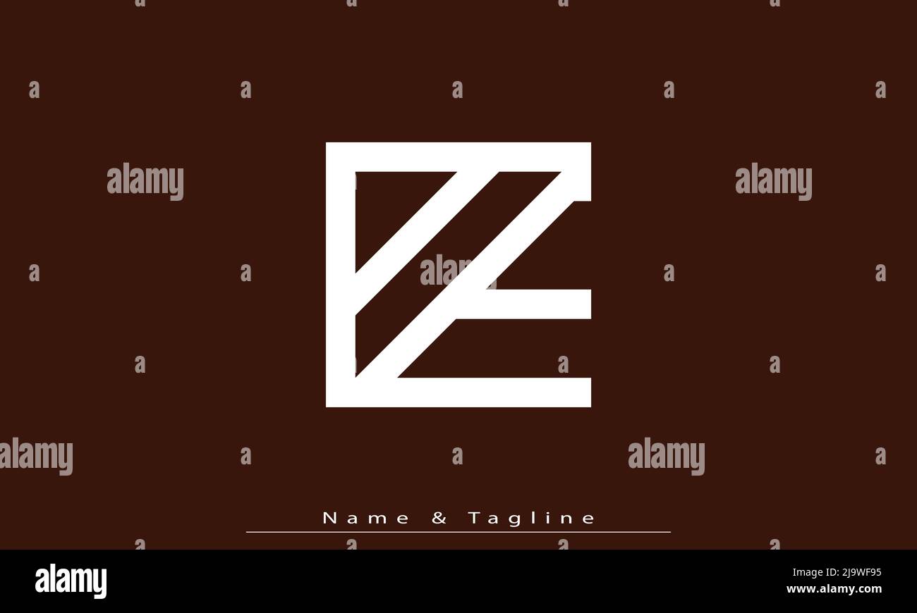 Alphabet letters Initials Monogram logo AE , EA Stock Vector Image ...