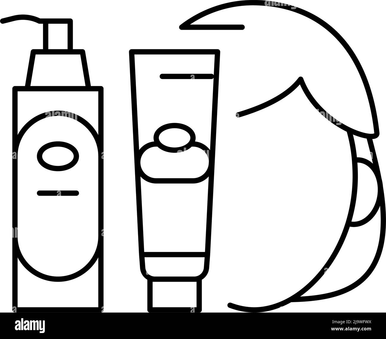 skin cosmetic line icon vector illustration Stock Vector Image & Art ...