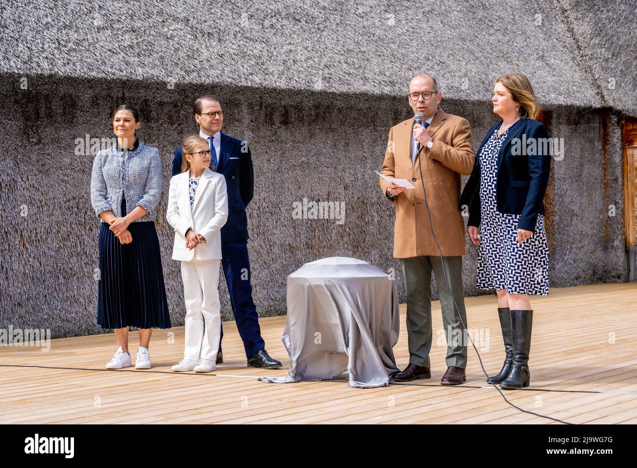 Crown Princess Victoria and Prince Daniel with Princess Estelle during ...
