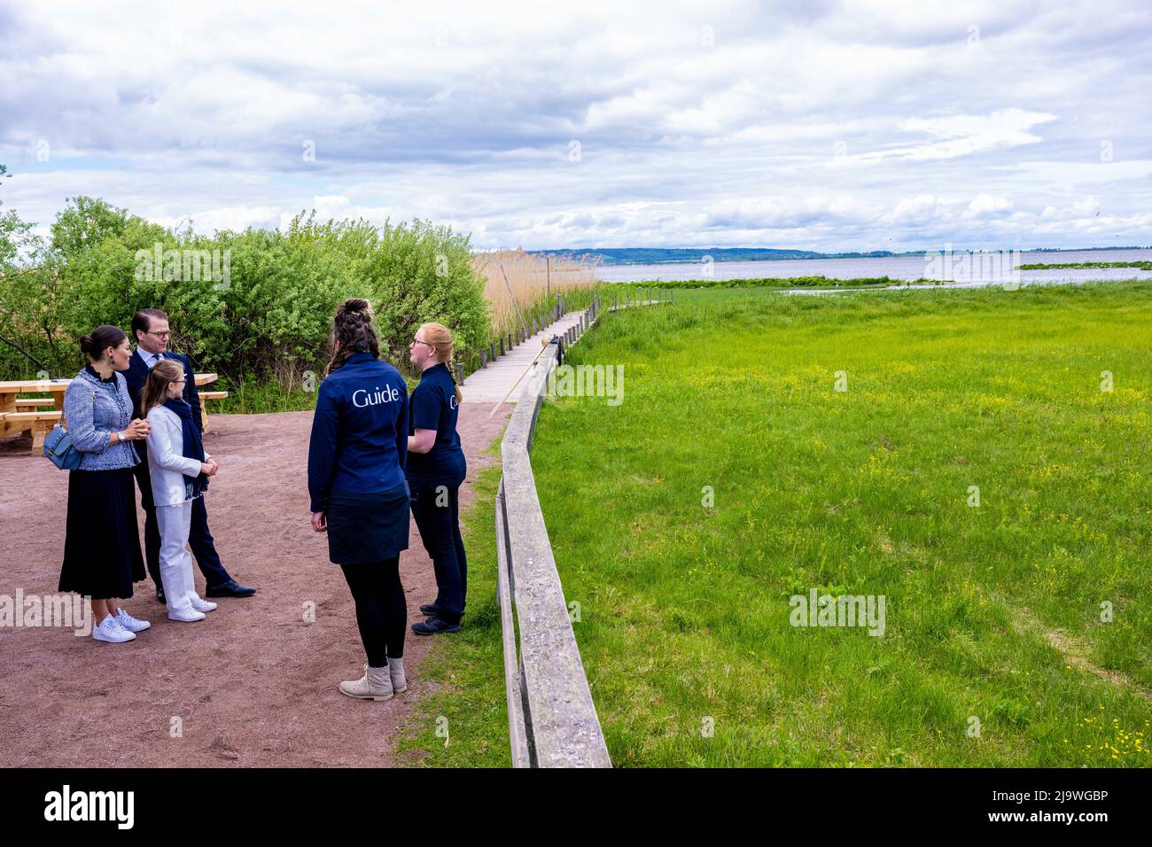 Crown Princess Victoria and Prince Daniel with Princess Estelle during ...