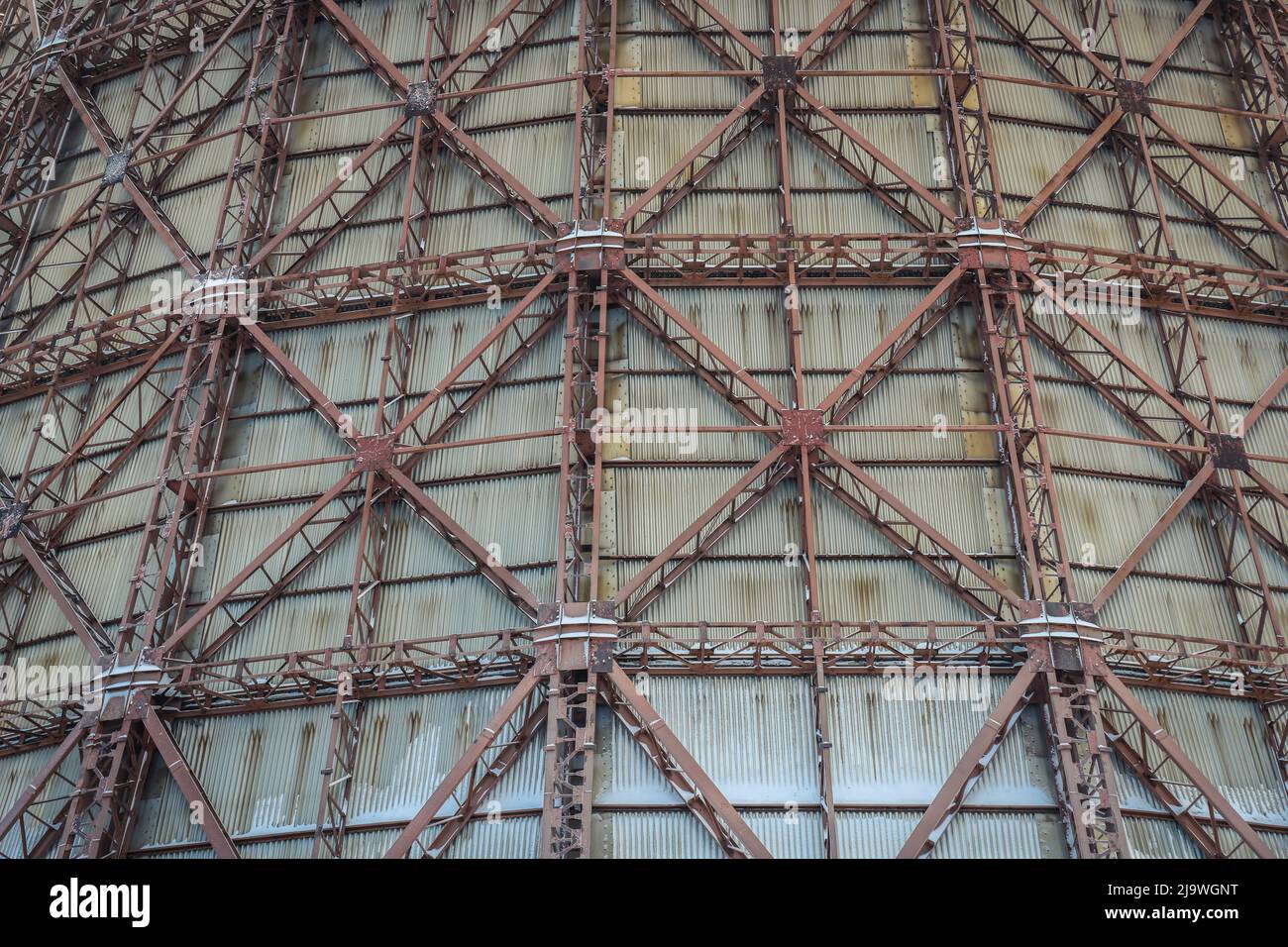 Metal structure close-up Stock Photo - Alamy