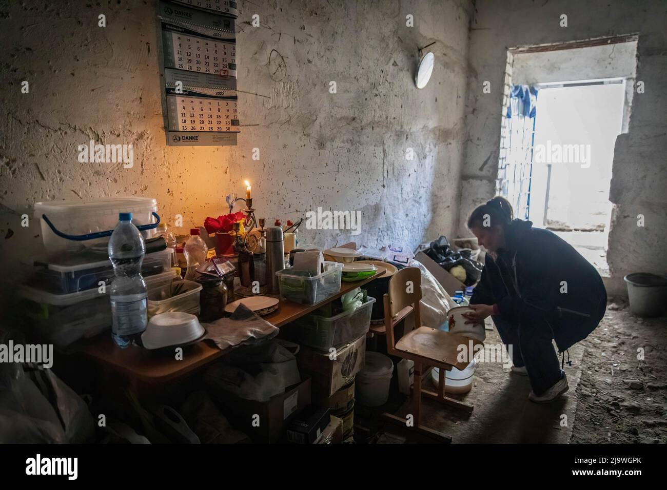 Alina who is responsible for cooking for everyone, washing the dishes ...