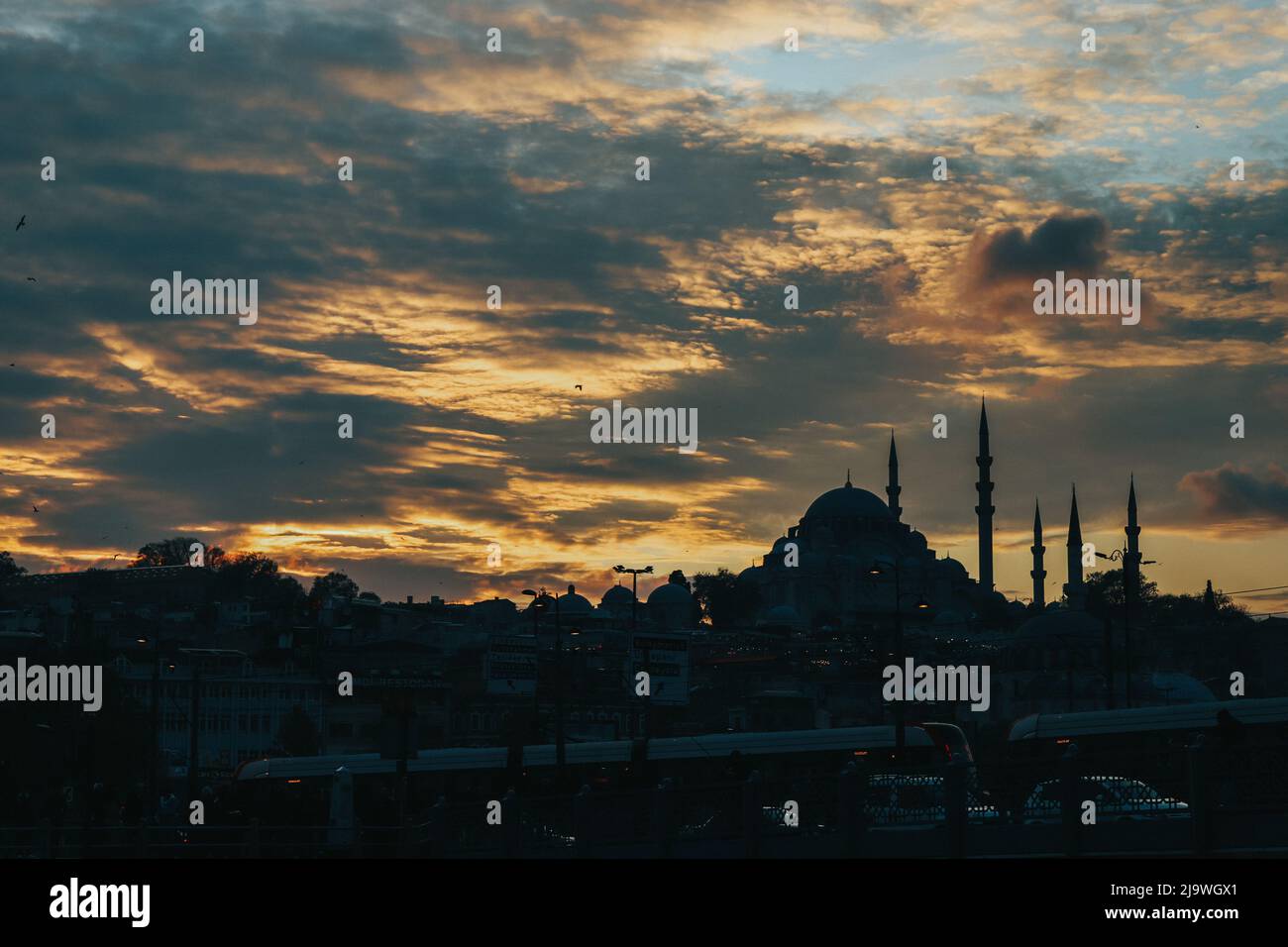 cityscape and mosques Stock Photo - Alamy