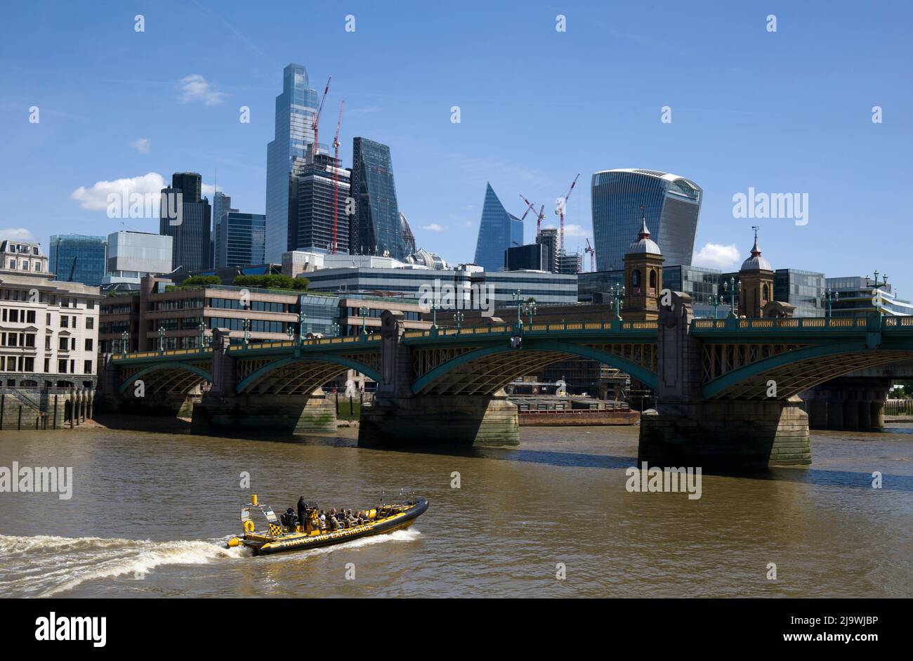 River Thames Iconic Buildings in City of London Stock Photo - Alamy