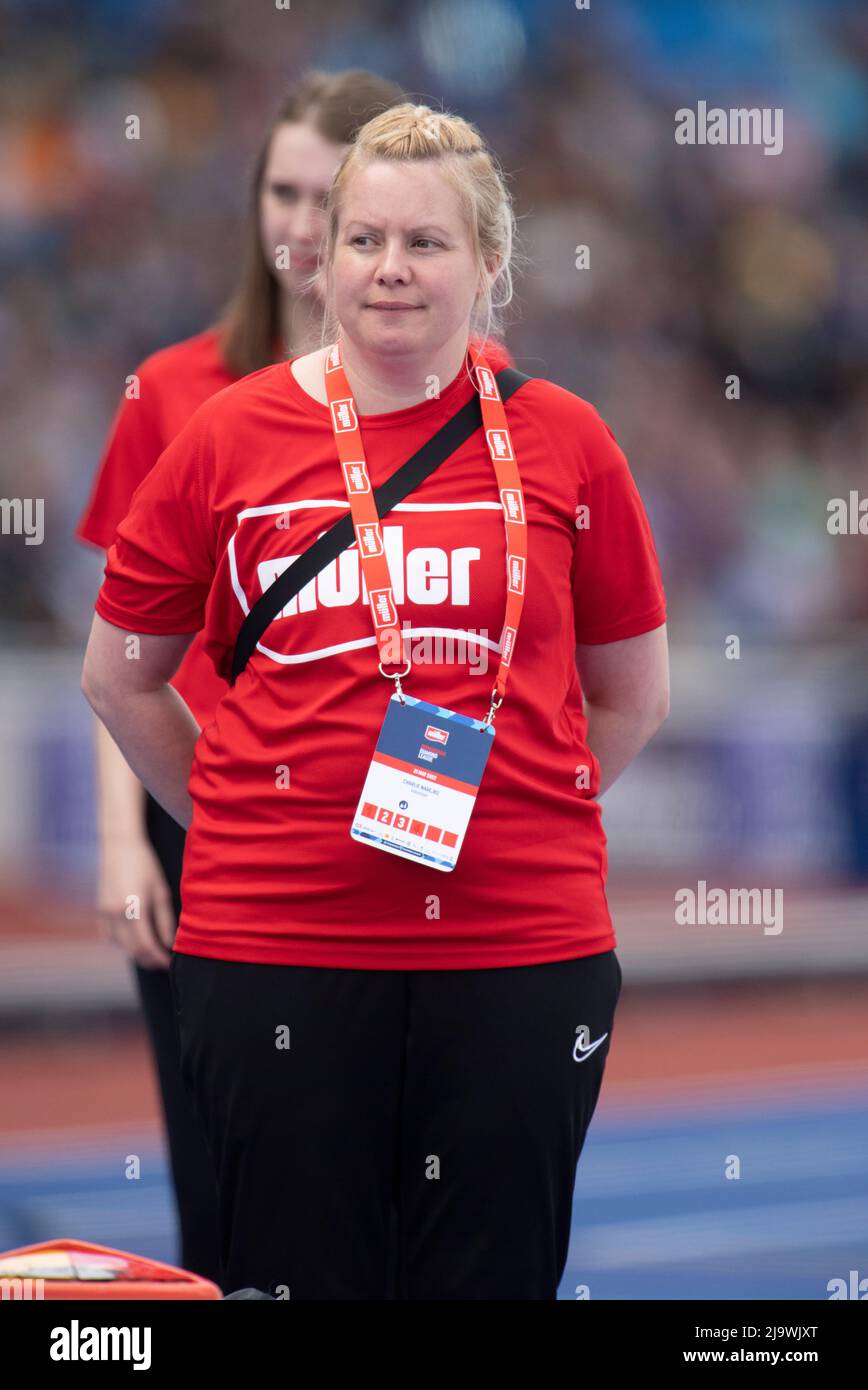 Alexander Stadium Staff at the Birmingham Diamond League, Birmingham ...