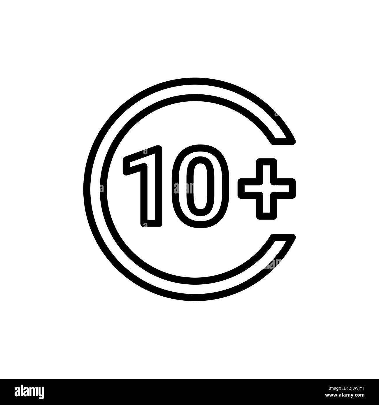 9 10 age kid Stock Vector Images - Alamy