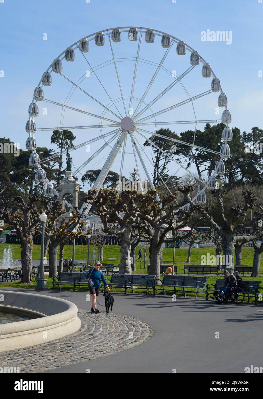 The SkyStar Wheel is an amusement park ride in Golden Gate Park in San ...