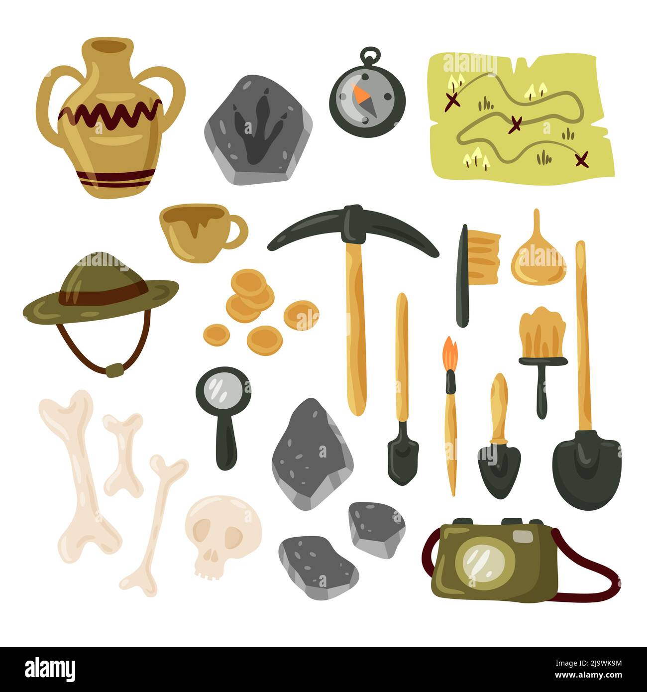 Archaeology archeology artifact Cut Out Stock Images & Pictures - Alamy