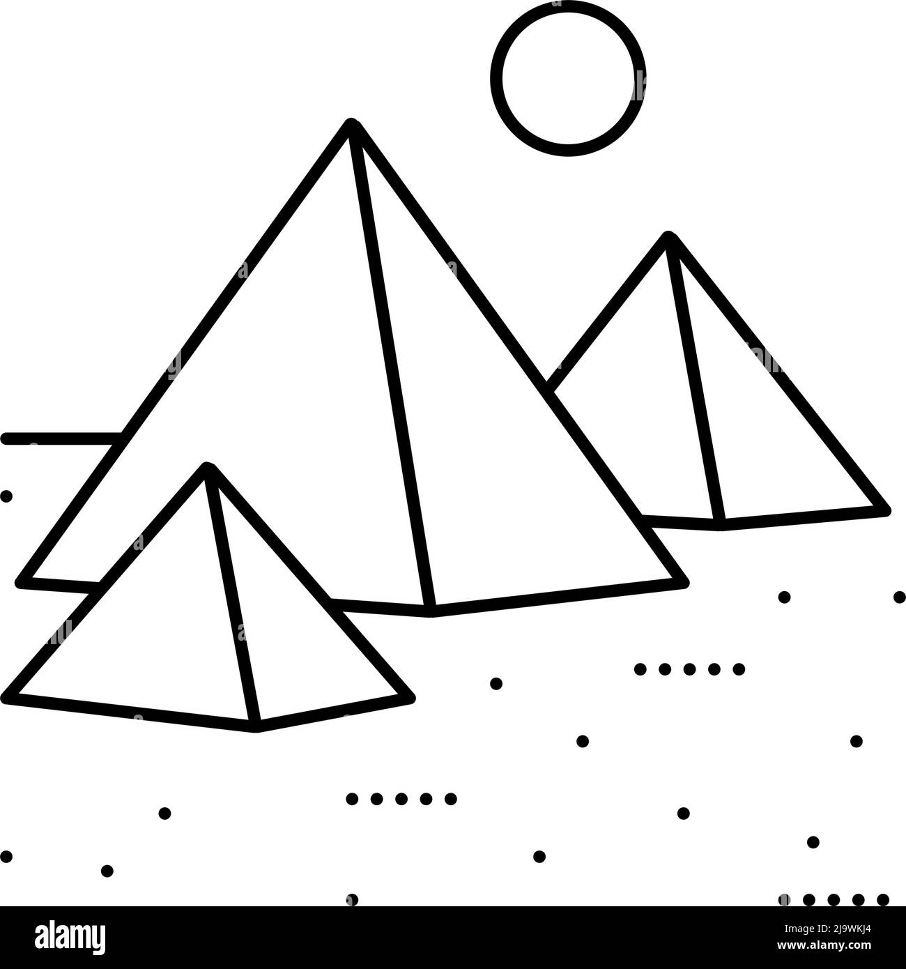 Pyramid Clipart Black And White