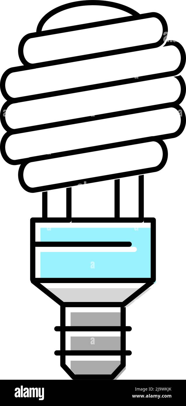Fluorescent Light Bulb Vector