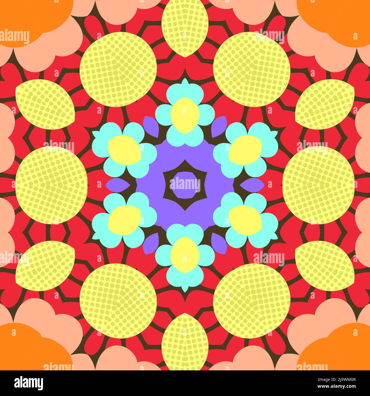 Abstract Computer generated Fractal design. A fractal is a never-ending ...