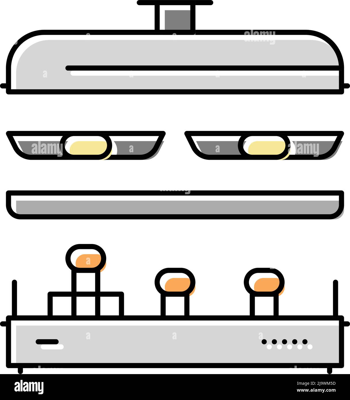 raclette fondue color icon vector illustration Stock Vector Image & Art ...