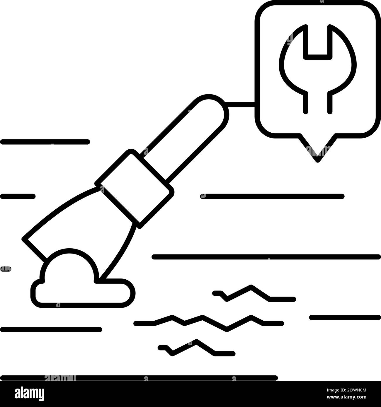 Fixing the floor Stock Vector Images - Alamy