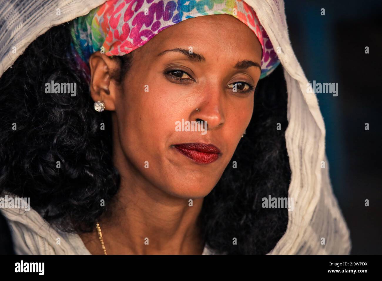 Beautiful African Women on the Local Wedding Celebration Stock Photo ...