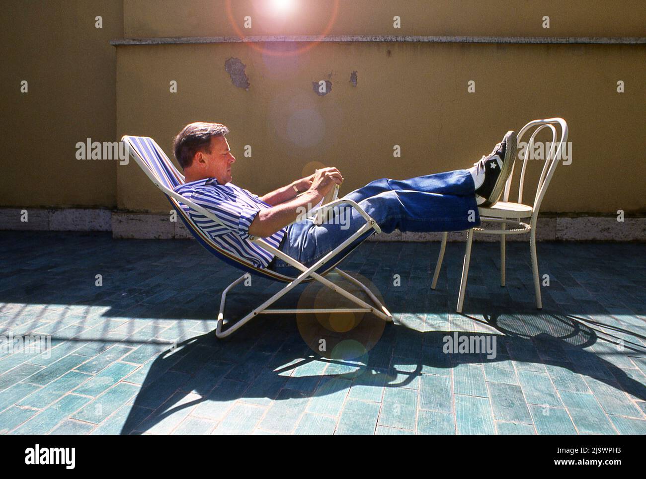 Anthony Hopkins in Rome 1984 Stock Photo - Alamy