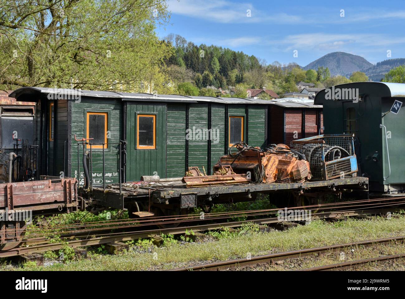 Steyrtalbahn, Schmalspurbahn, Bahnhof, Grünburg, Museumsbahn ...