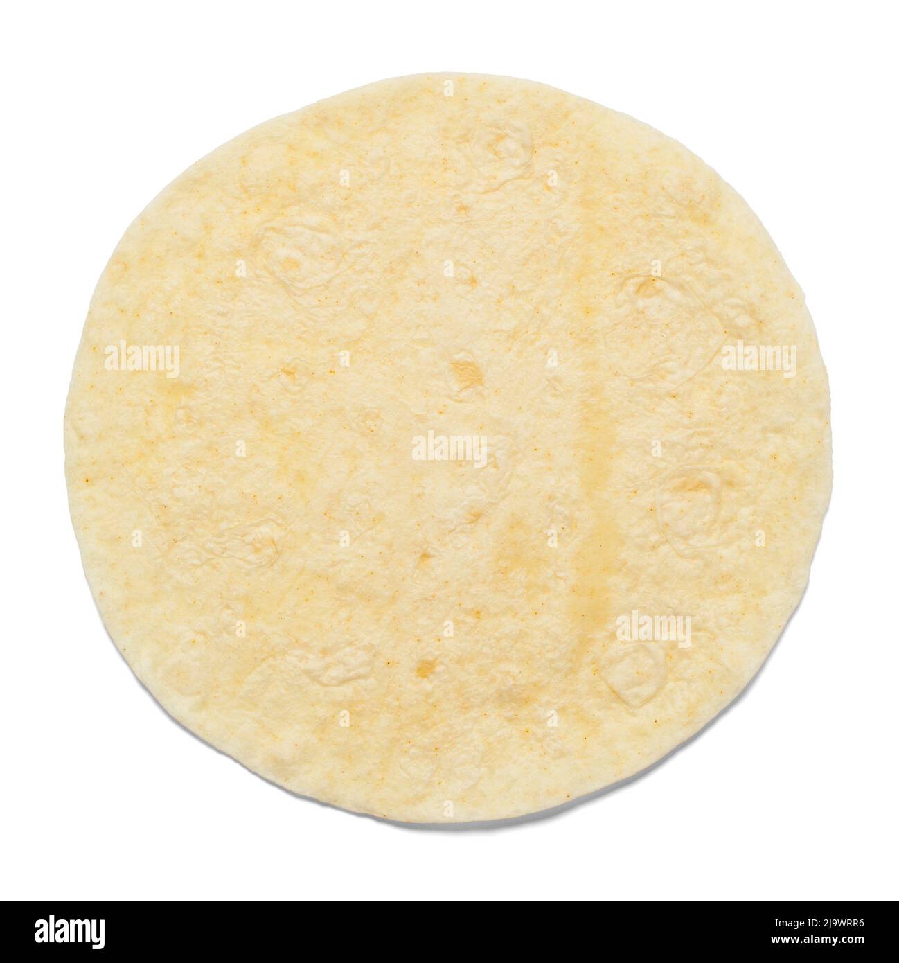 Flat Flour Tortilla Cut Out on White Stock Photo - Alamy