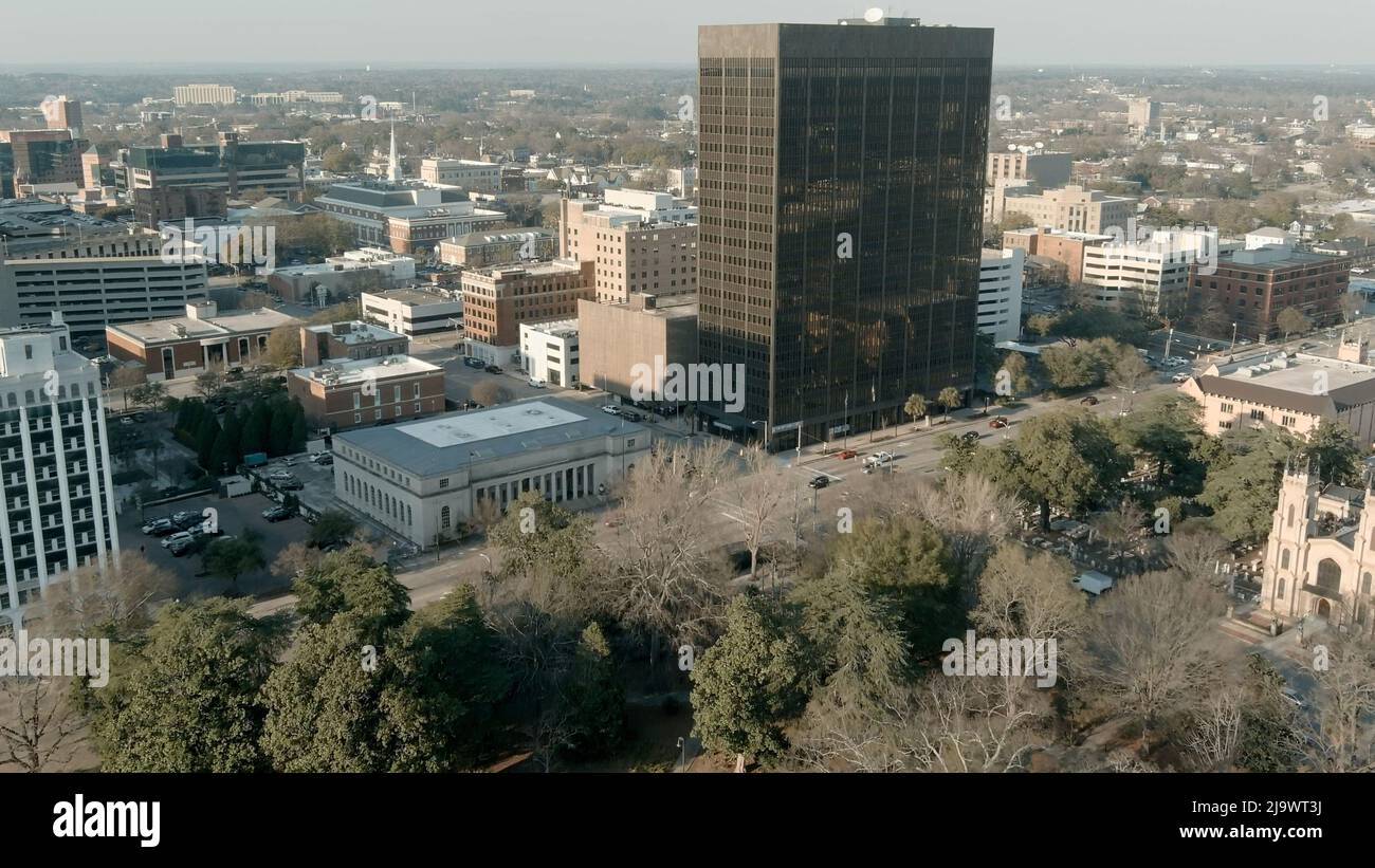 Aerial view of downtown Columbia, South Carolina on a sunny day Stock ...