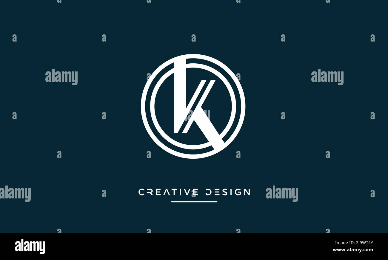 Alphabet Letters OK or KO Icon Logo Vector Stock Vector Image & Art - Alamy