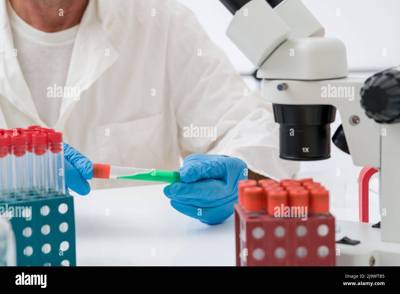 Scientific experiment in the laboratory of biological chemistry. Biochemistry, biophysics, and ...