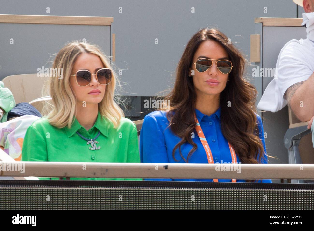 Paris, France. 25th May, 2022. Cassandra Foret, Jade Foret in the ...