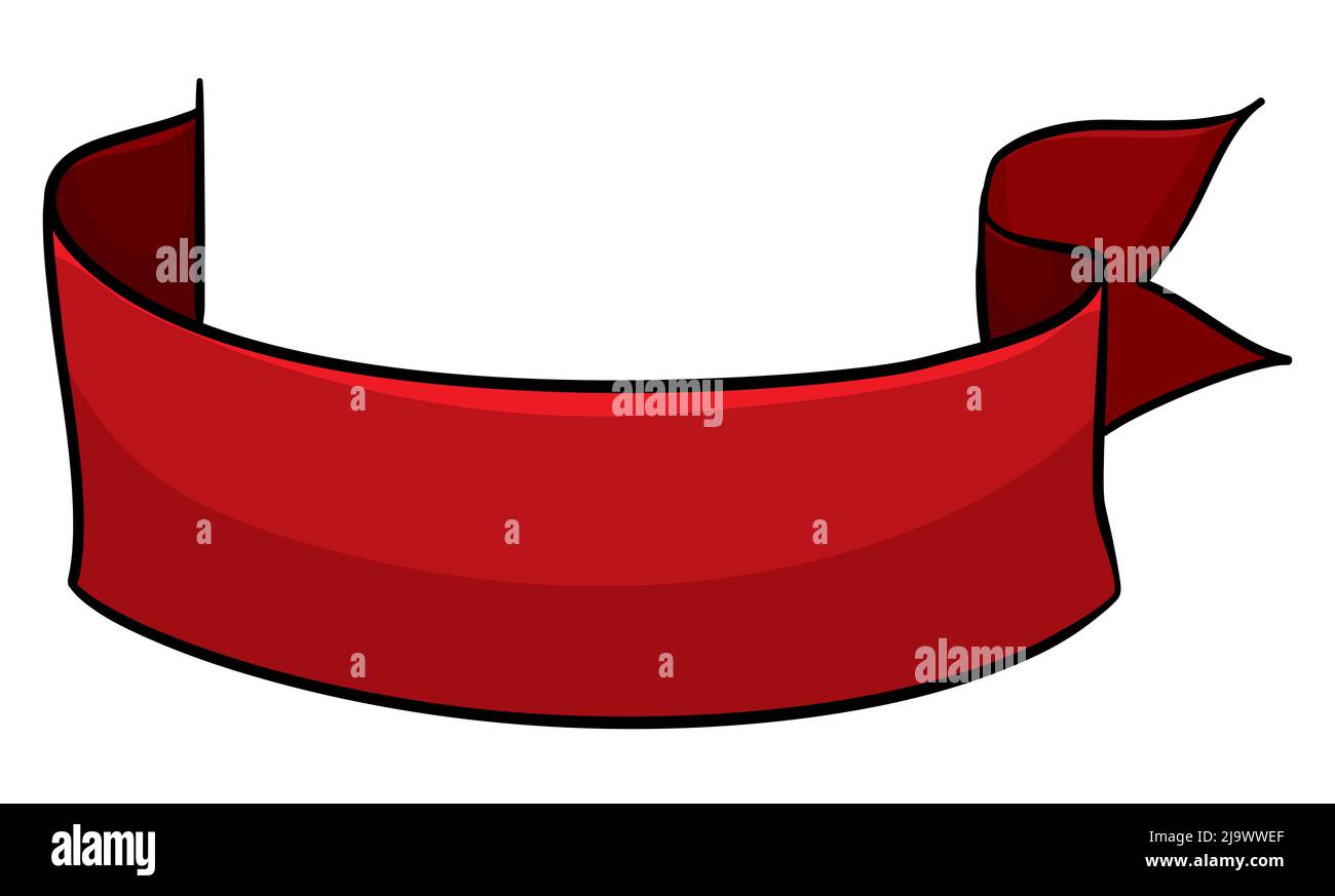 View of pink ribbon, with empty space coming out from the right side ...