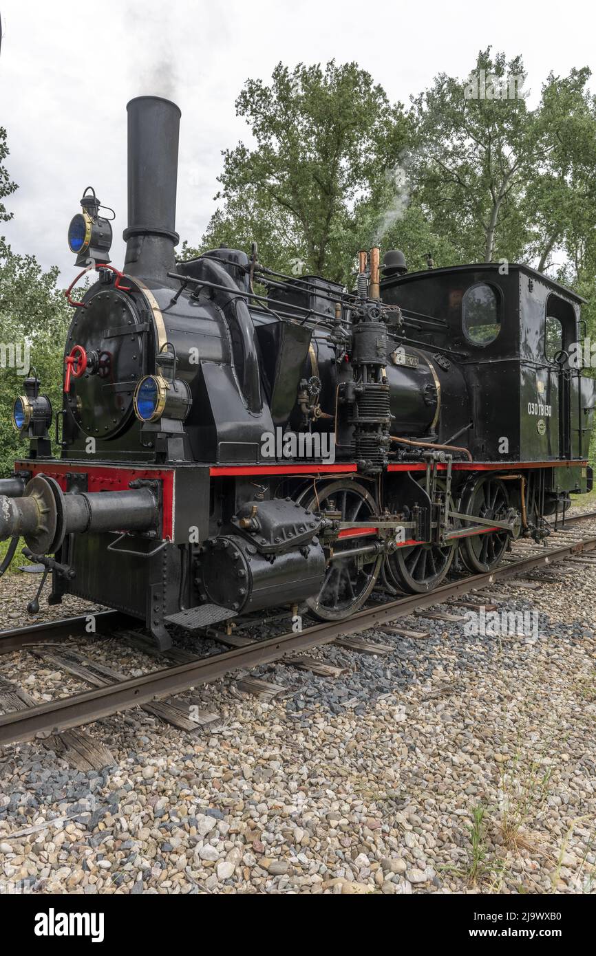 Old mallet steam locomotive hi-res stock photography and images - Alamy