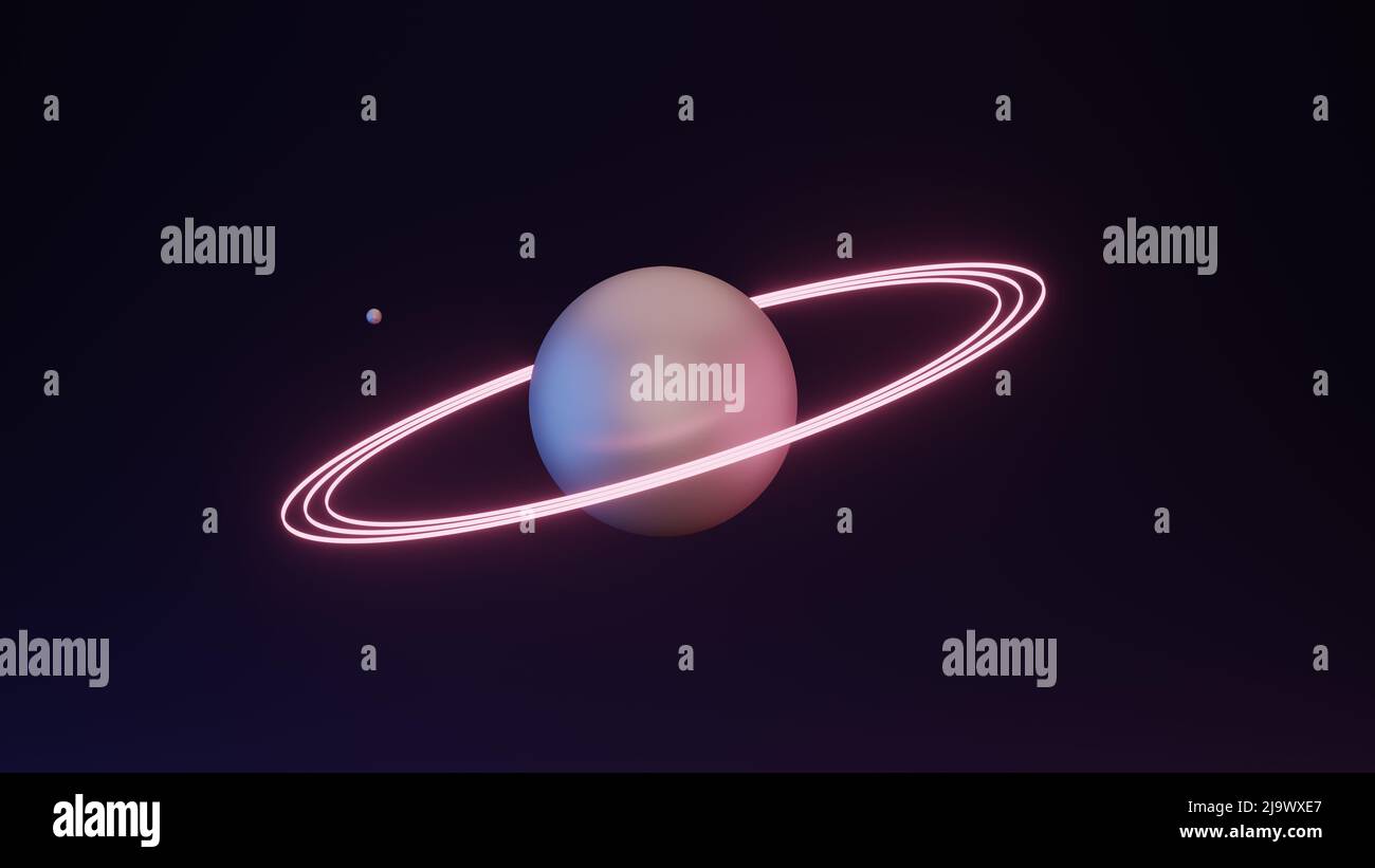 planet in space, 3d render Stock Photo - Alamy