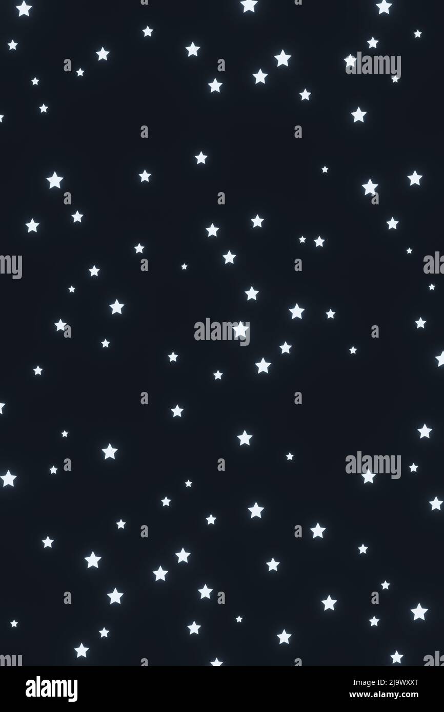 starry night sky, 3d render Stock Photo - Alamy