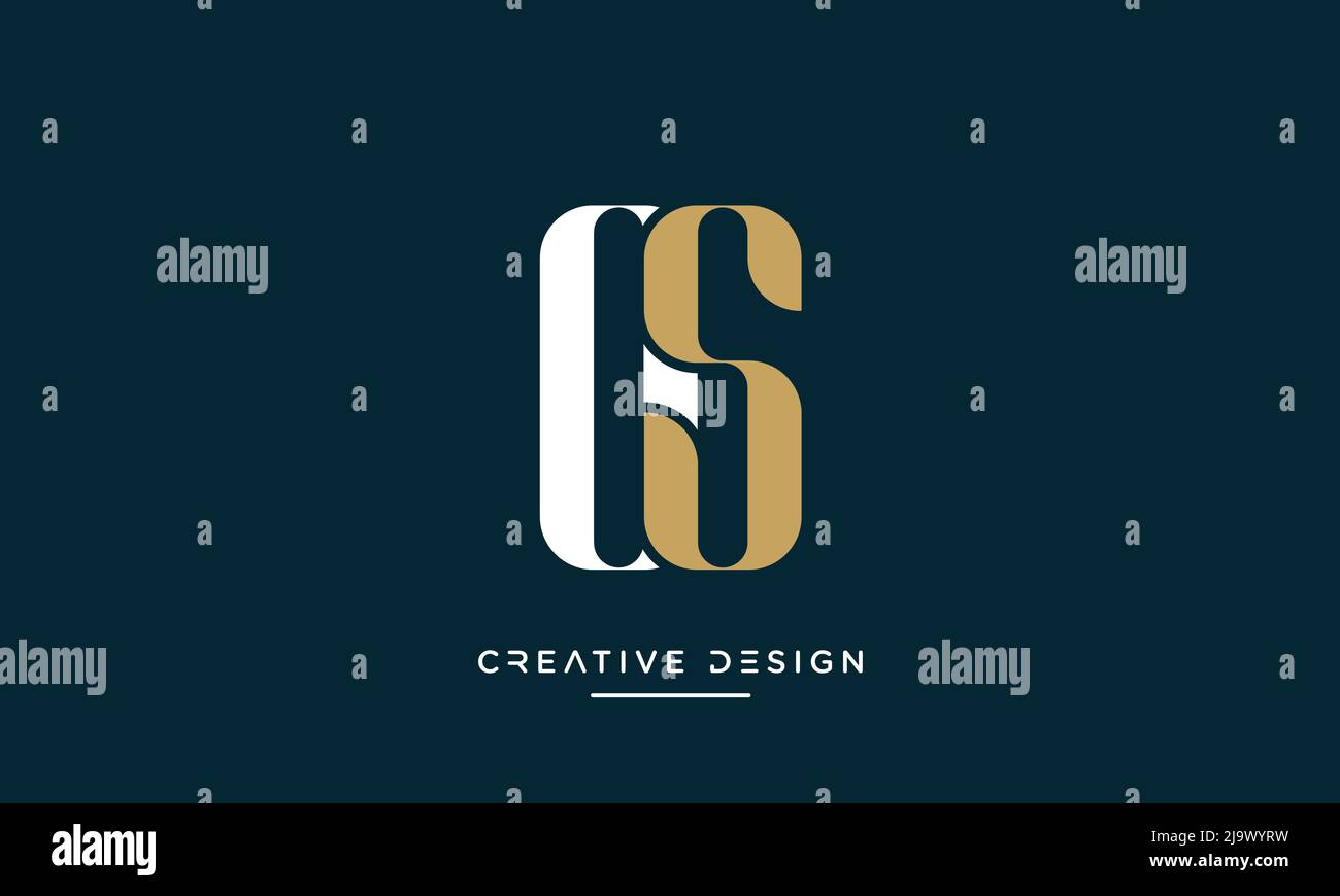 Alphabet Letters OS or SO Abstract Logo Monogram Emblem Stock Vector ...