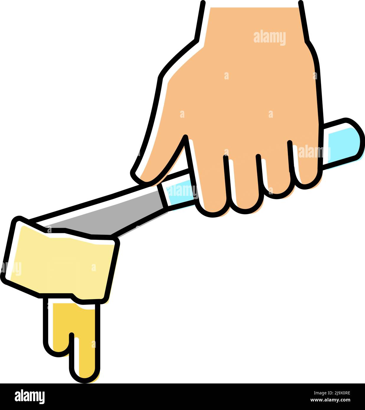 Adding butter Cut Out Stock Images & Pictures - Alamy