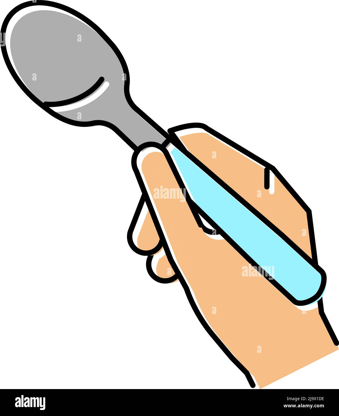 Teaspoon spices Stock Vector Images - Alamy