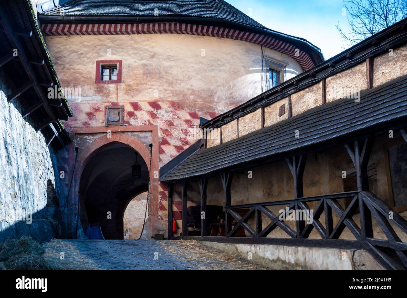 Representing count orkoks transylvanian castle hi-res stock photography ...